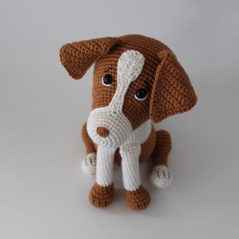 Johnny the Border Collie Amigurumi Pattern Crochet Dog PDF - Etsy