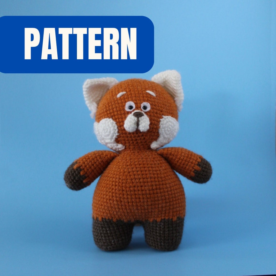 Amigurumi Pattern Red Panda - Etsy