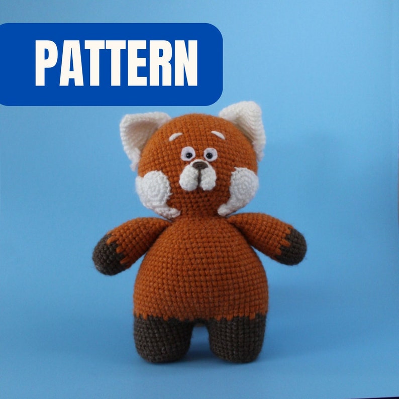Amigurumi Pattern Red Panda - Etsy