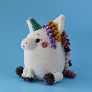 Courtney the Unicorn Amigurumi Pattern | Croceht Unicorn | Plushie ...