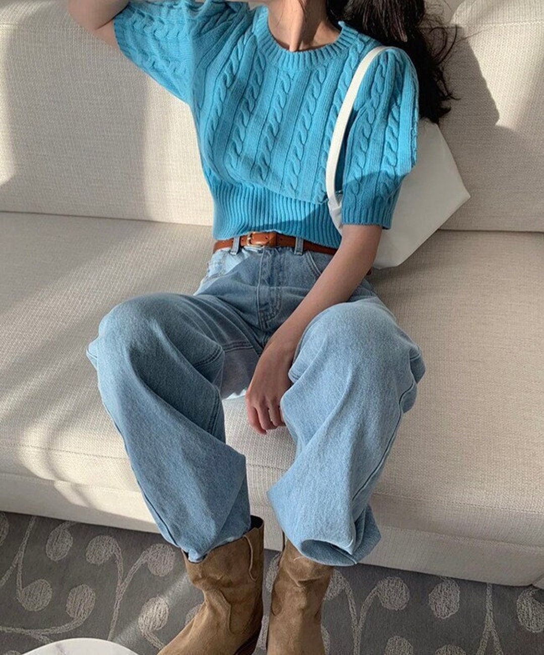 Oversized Cable Knit Red Cable Knit Fabric Embossing Cable Sweater Knit ...