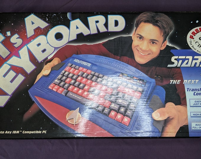 Star Trek the Next Generation Keyboard | 1995 Brainworks | With CD-ROM ...