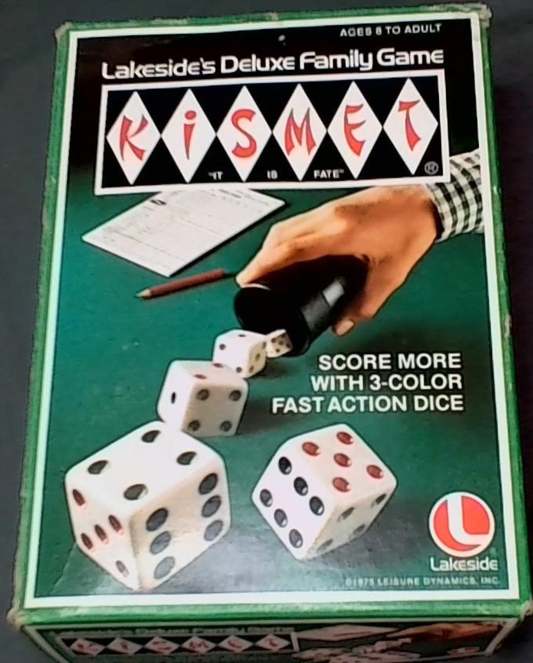 Vintage 1975 Kismet Dice Game - Etsy