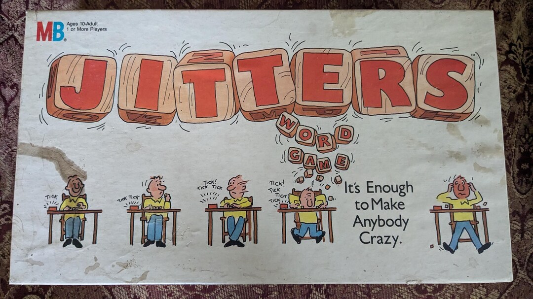 Vintage Jitters 1986 Milton Bradley Game, Complete - Etsy