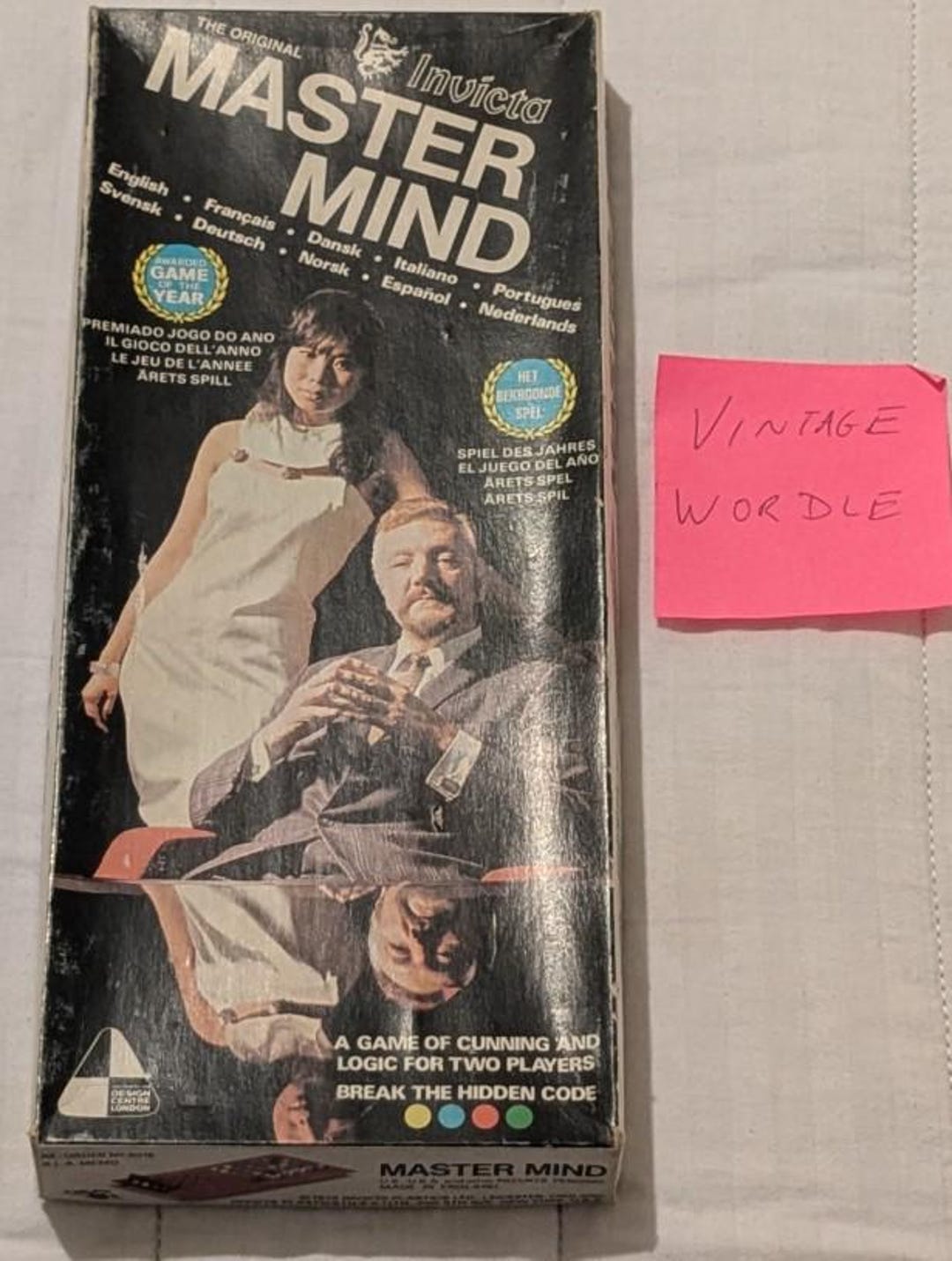 1972 Mastermind by Invicta Aka Vintage Wordle - Etsy