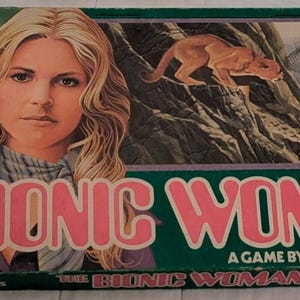 Vintage 1976 the Bionic Woman Board Game by Parker Brothers - Based on ...