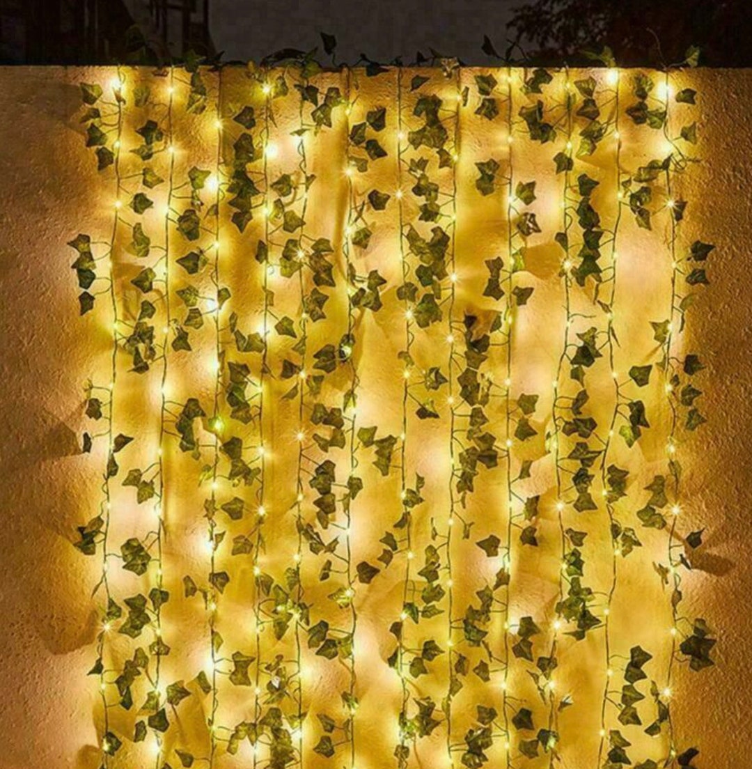 Ivy Fairy Lights Artificial Garland Vines LED String Lights - Etsy UK