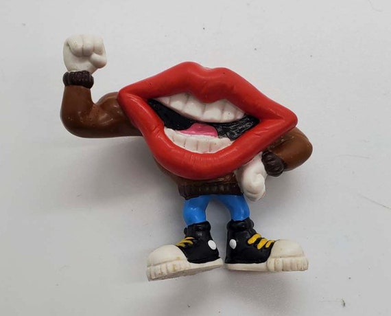 1989 TANG Applause PVC Figurine BIG Red Lips Vintage Toy - Etsy
