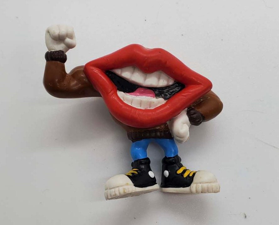 1989 TANG Applause PVC Figurine, BIG Red Lips Vintage Toy - Etsy