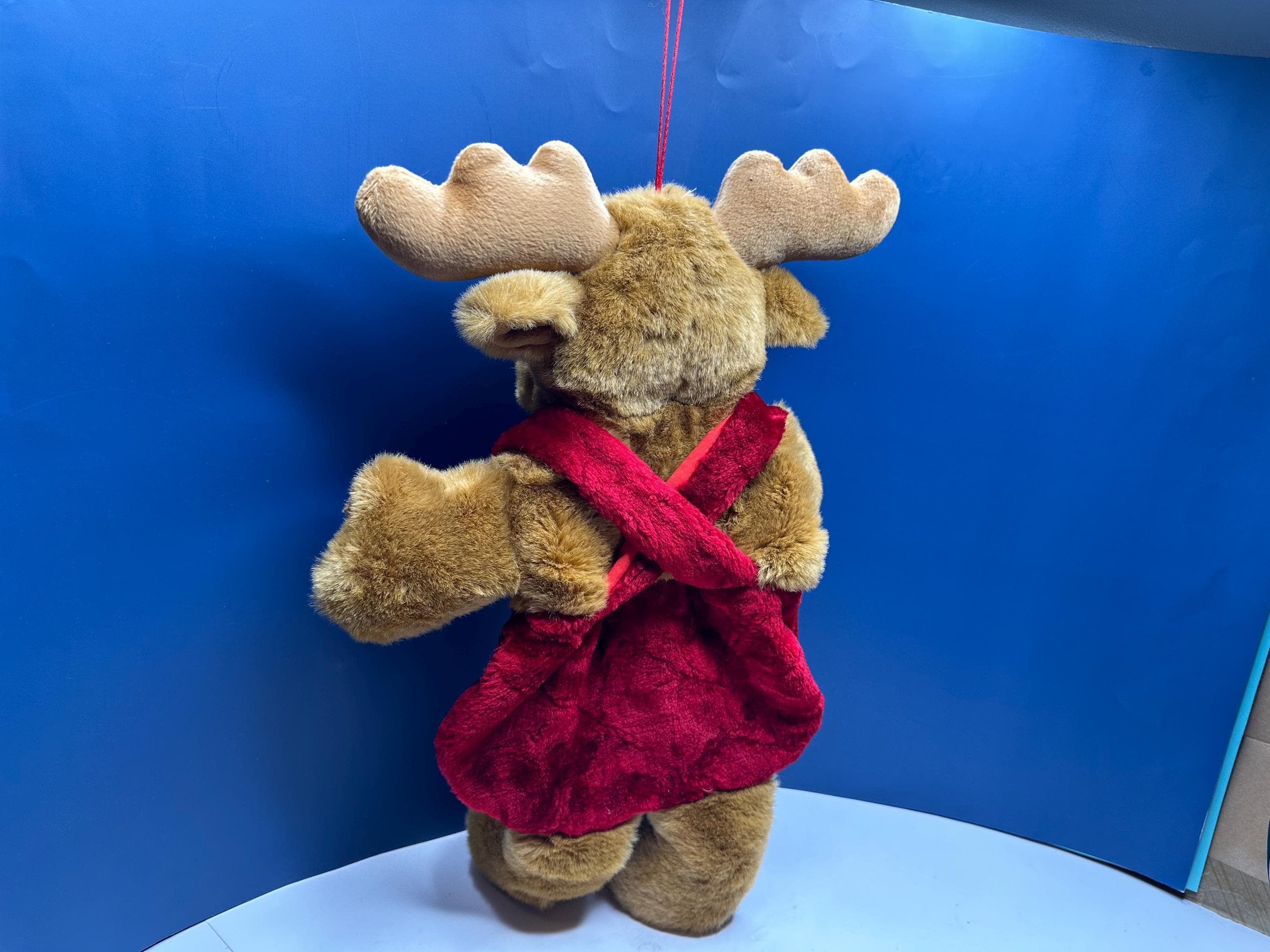 Moose Stocking With Overalls for Christmas - Etsy