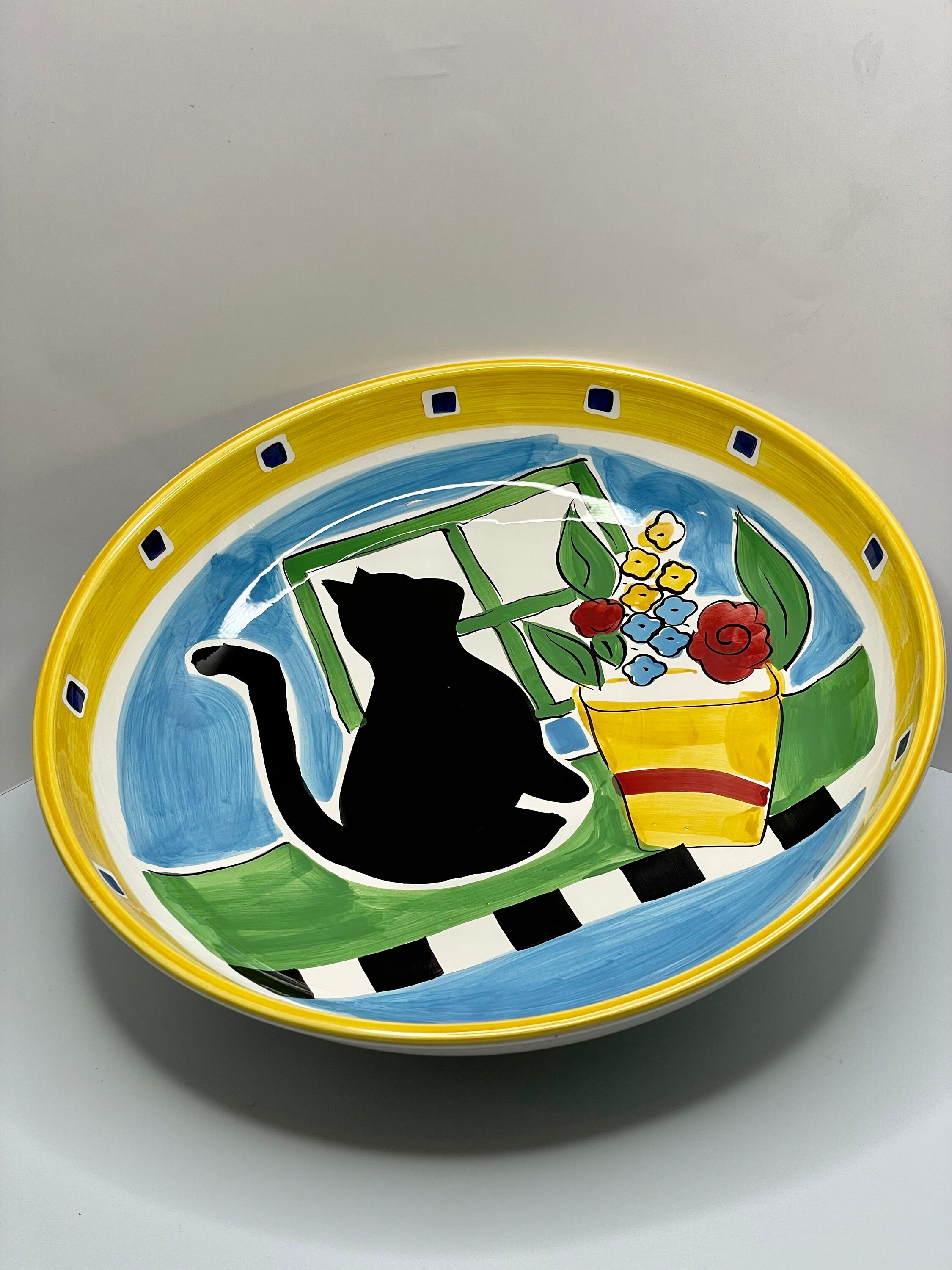 Hausenware by Mary Jane Mitchell Colorful 13.25 Round - Etsy
