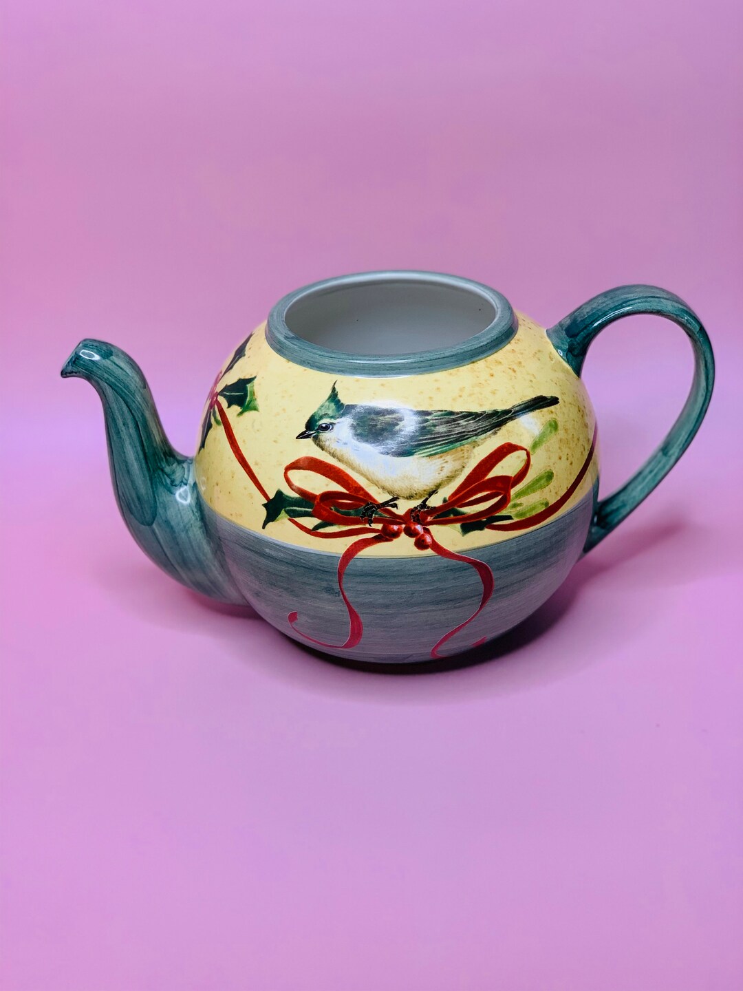 Lenox Winter Greetings Teapot Earthenware. - Etsy