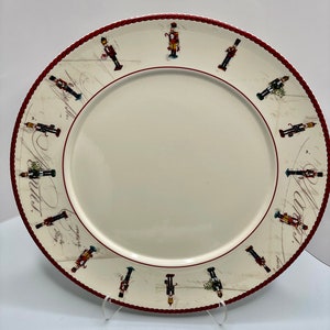 Nutcracker 11.25" Dinner Plate by Williams Sonoma - Etsy