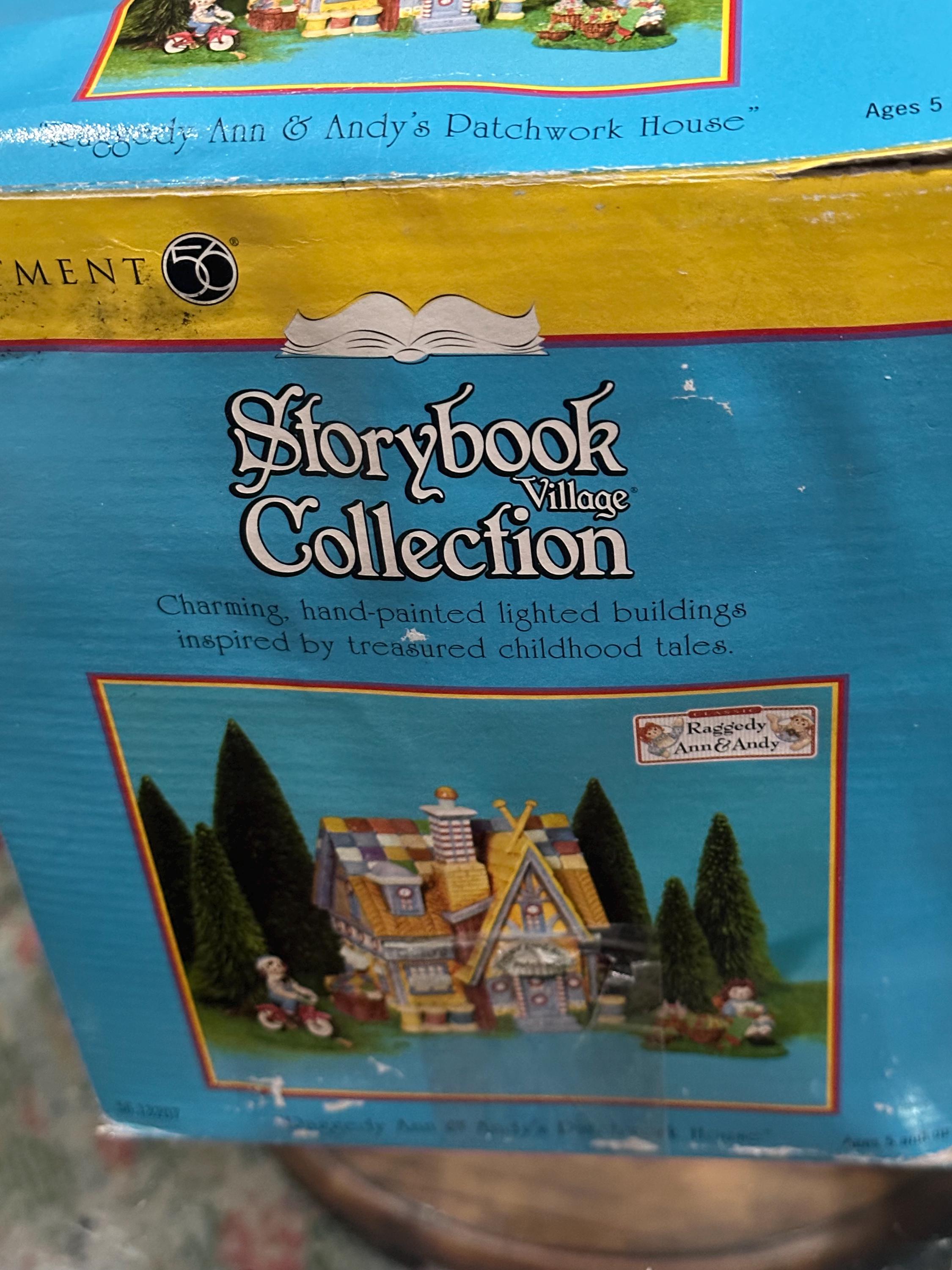 Department 56 Storybook Village Collection Raggedy Ann & Andy Patchwork ...