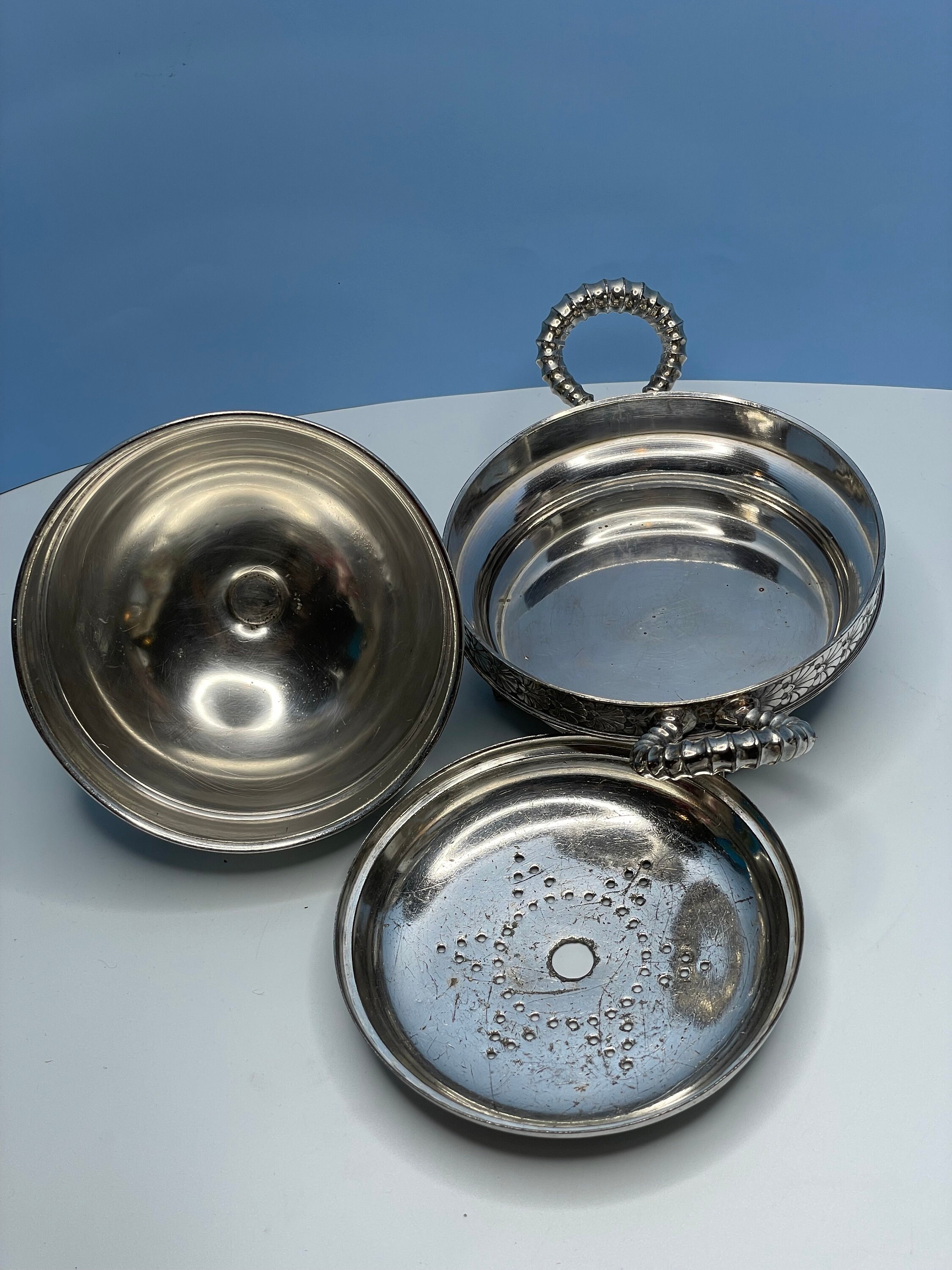 Quadruple Plate MERIDEN Silver Plate Co. Domed Butter Dish - Etsy