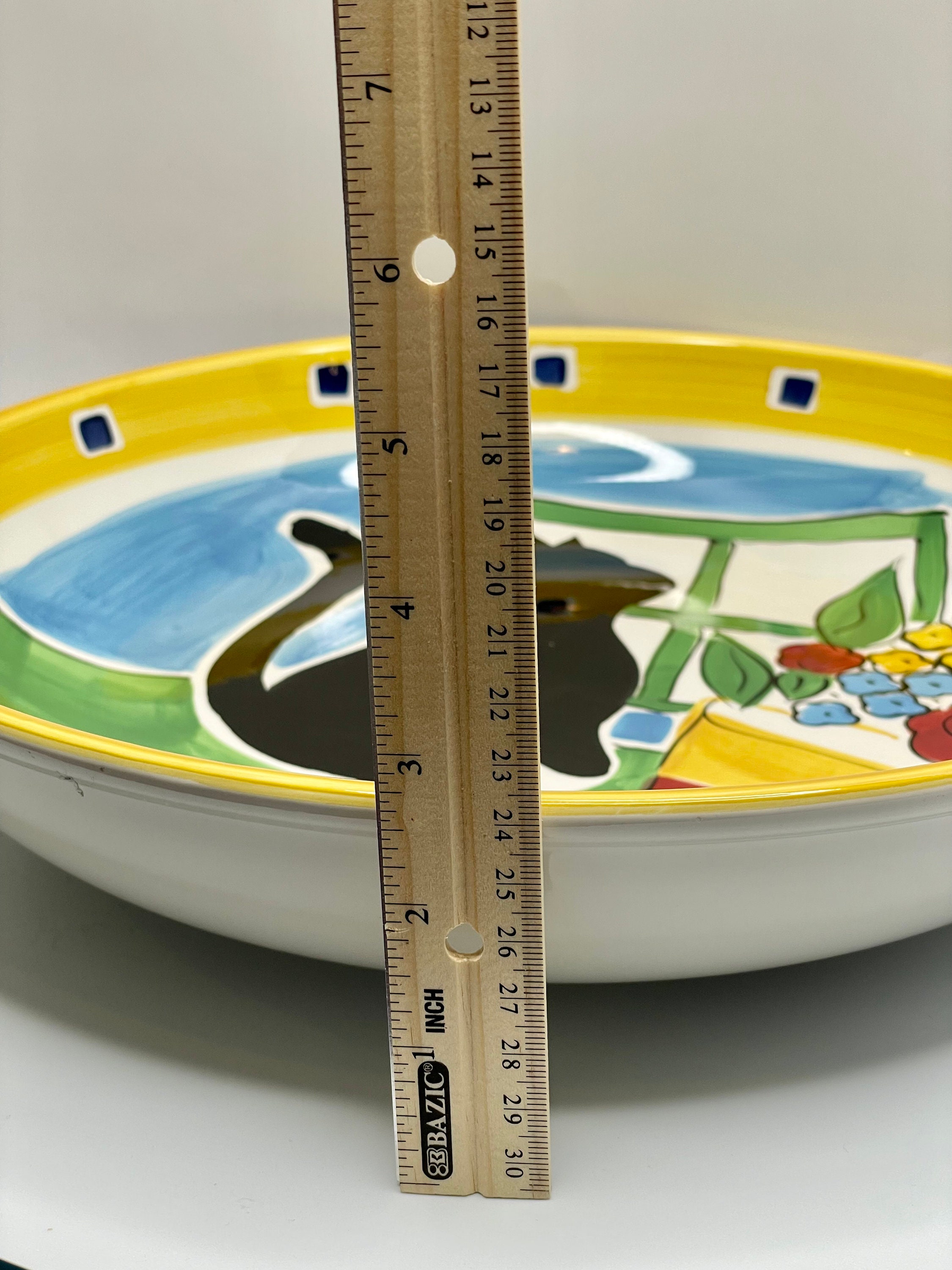 Hausenware by Mary Jane Mitchell Colorful 13.25 Round - Etsy