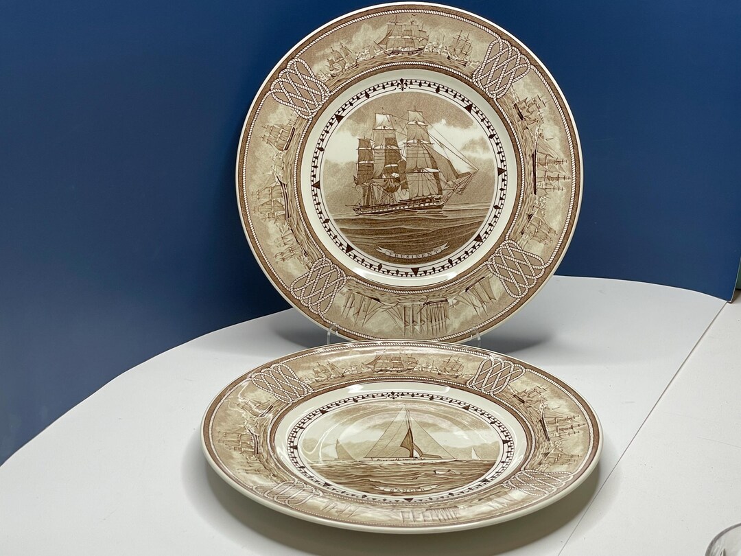 Wedgwood Collectible the American Sailing Ship Plates Decorative ...