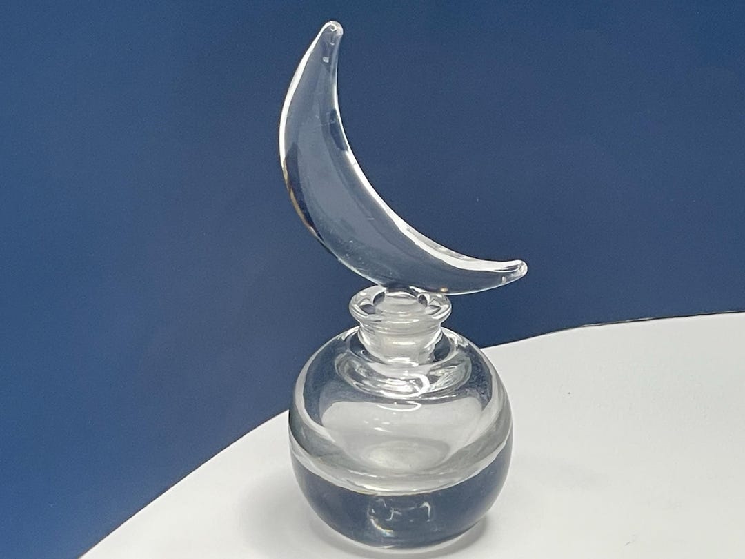 Crescent Moon Perfume Bottle - Etsy