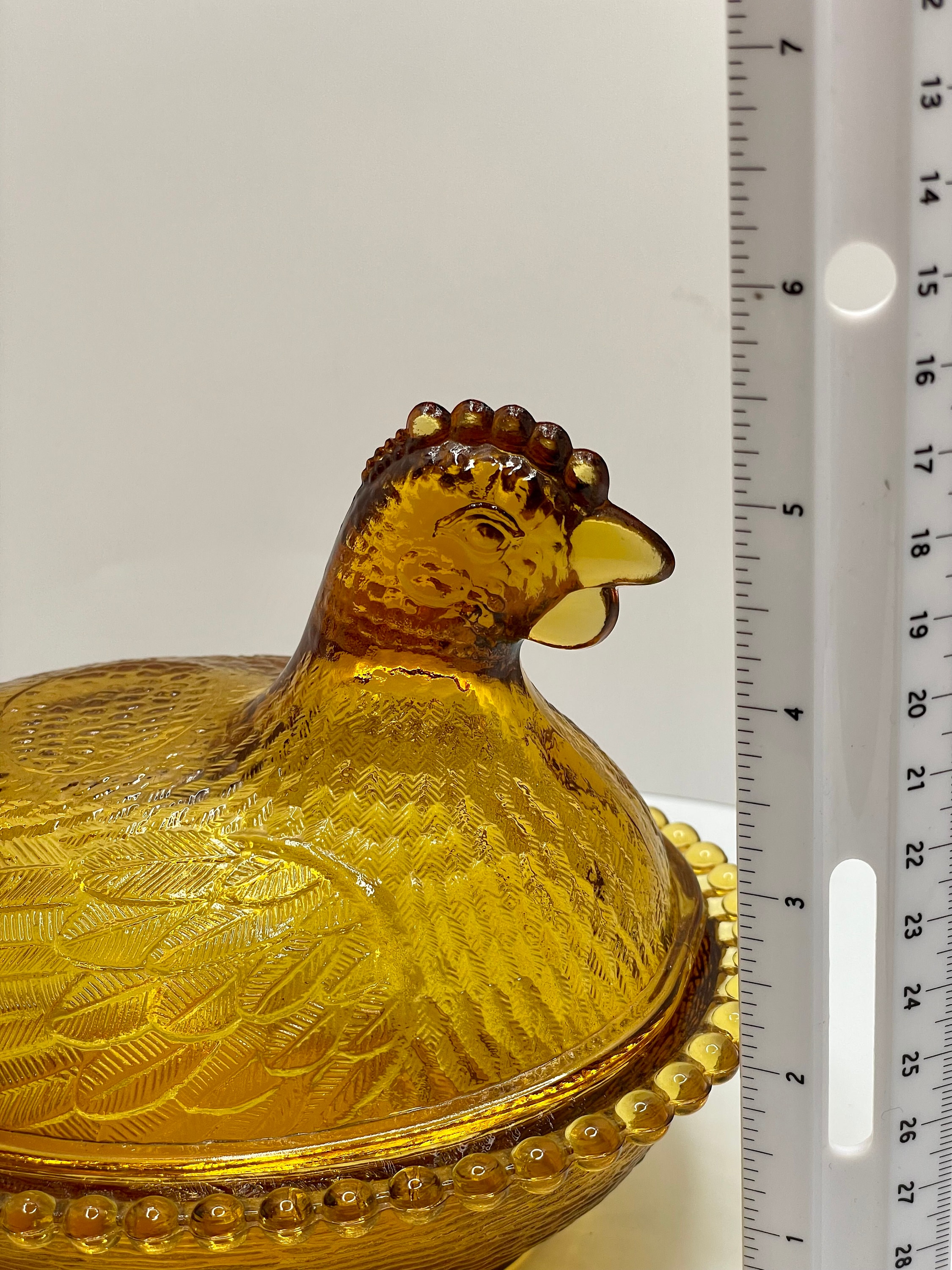 Indiana Glass Amber Glass Hen on Nest Candy Dish 1960's - Etsy