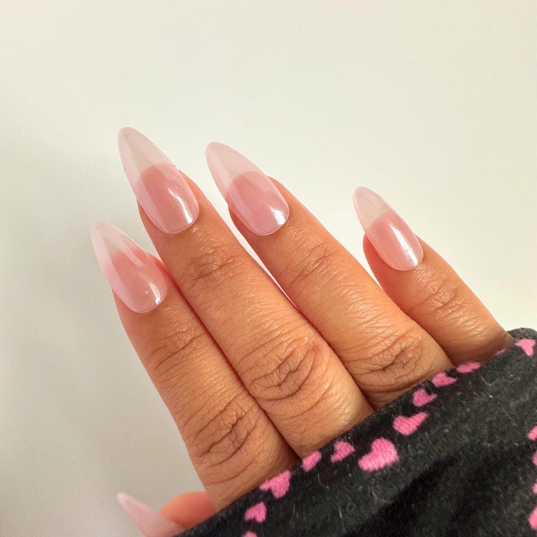 Glass Nails, Glazed Nails, Celebrity Manicure Nails, Chrome Nails, Pink ...