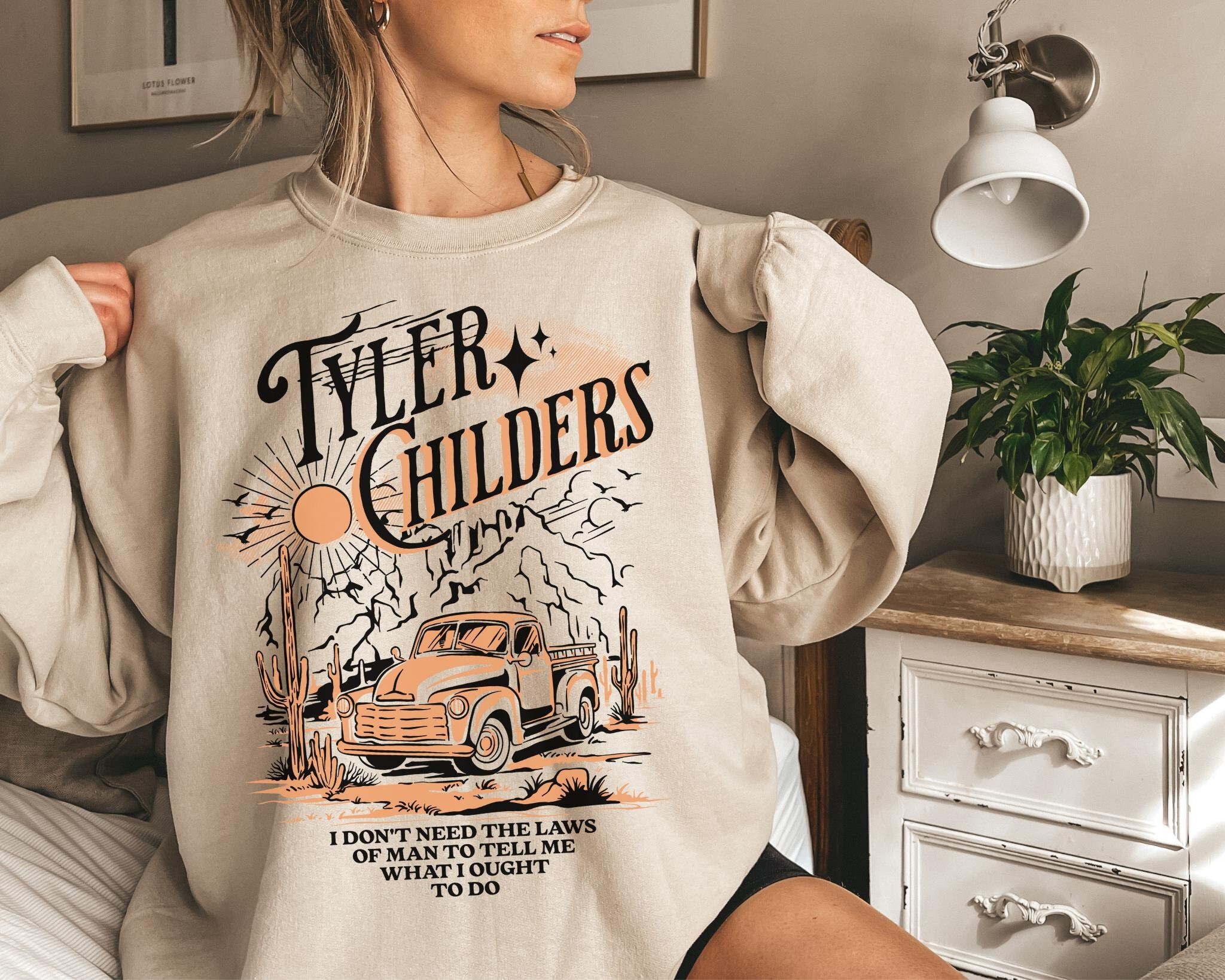 Tyler Childers Sweatshirt I Don't Need the Laws of Man - Etsy