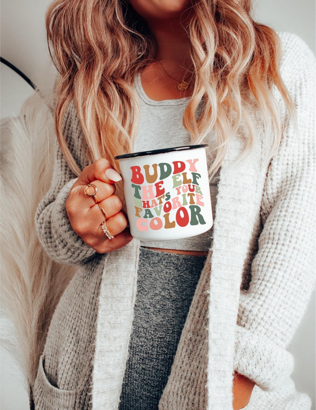Elf Mug | Buddy the Elf What's Your Favorite Color Mug | Cute Christmas ...