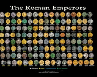 Roman Emperors A3 Poster - Etsy UK