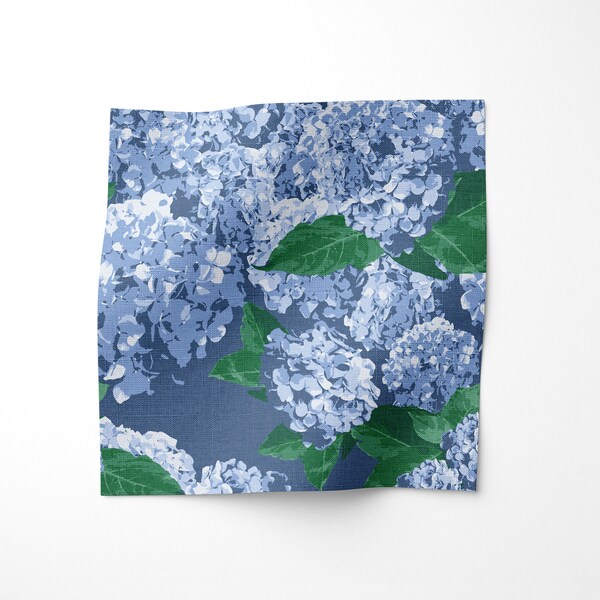 Hydrangea Fabric - Etsy