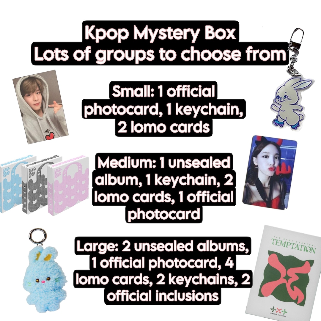 KPOP Mystery Box (read Description) Perfect for Gifts - Etsy