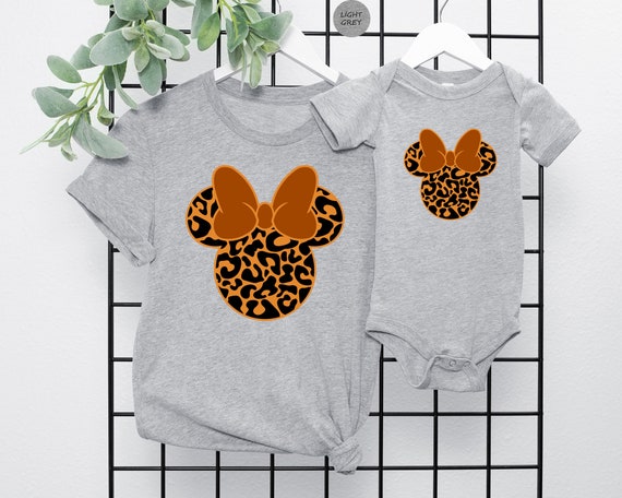 Personalized Disney Leopard Print Mickey And Minnie Trip Etsy