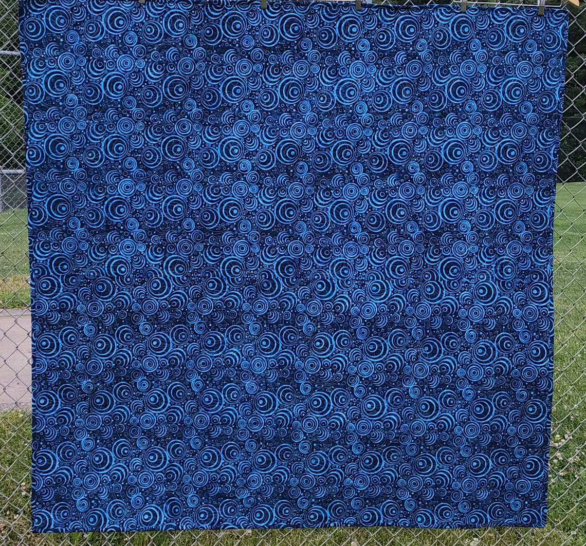 Storm at Sea Batik Blue Quilt by Comfycatquilts. Stunning Pattern With ...