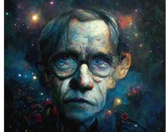 Stephen Hawking Poster - Etsy