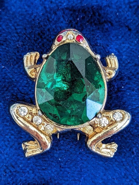 Coro Frog Fur Clip 1948 - Gem