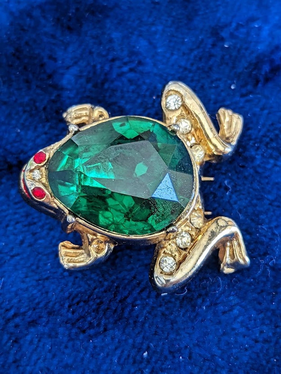 Coro Frog Fur Clip 1948 - Etsy
