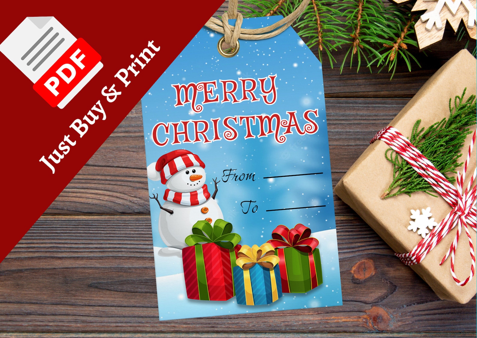 Printable Christmas Gift Tags for Kids Christmas Tags With - Etsy