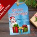 Printable Christmas Gift Tags for Kids Christmas Tags With - Etsy