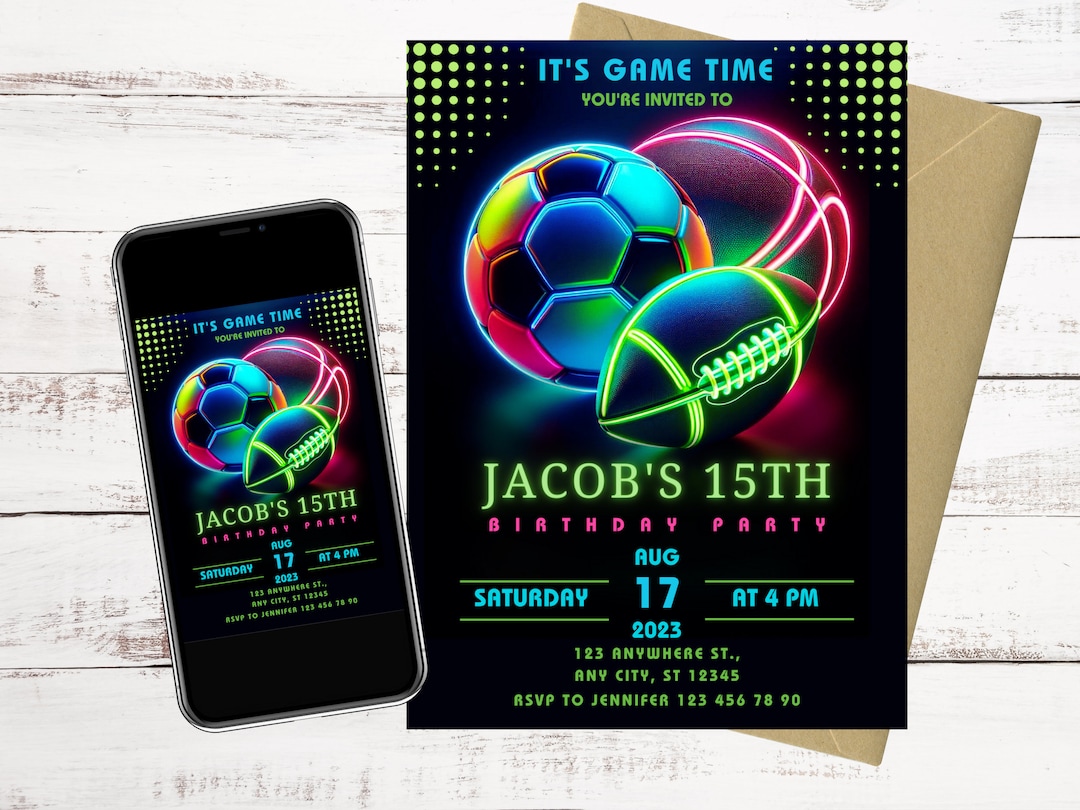 Editable All-star Sports Birthday Invitation Template - Basketball ...
