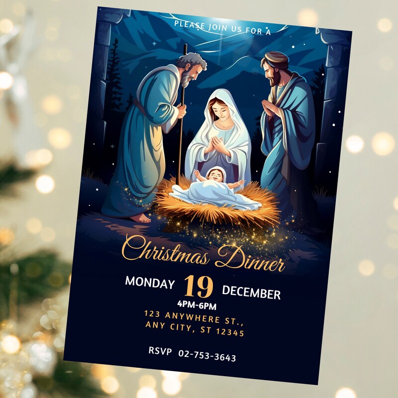 Christian Invitation - Etsy