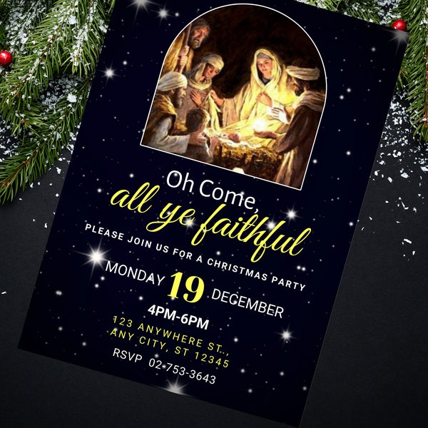 Religious Invitation - Etsy