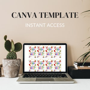 Back to School Tag Printable PDF Gift Tag Printable Fruits Tag, Instant ...