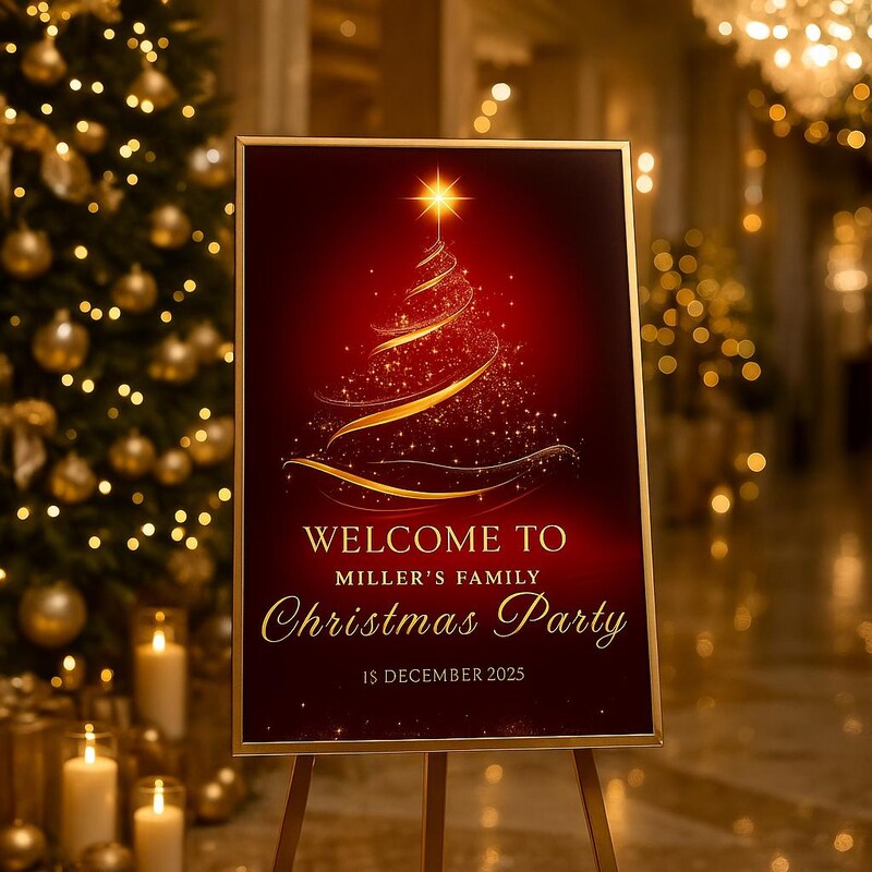 30 X24 Christmas Poster - Etsy