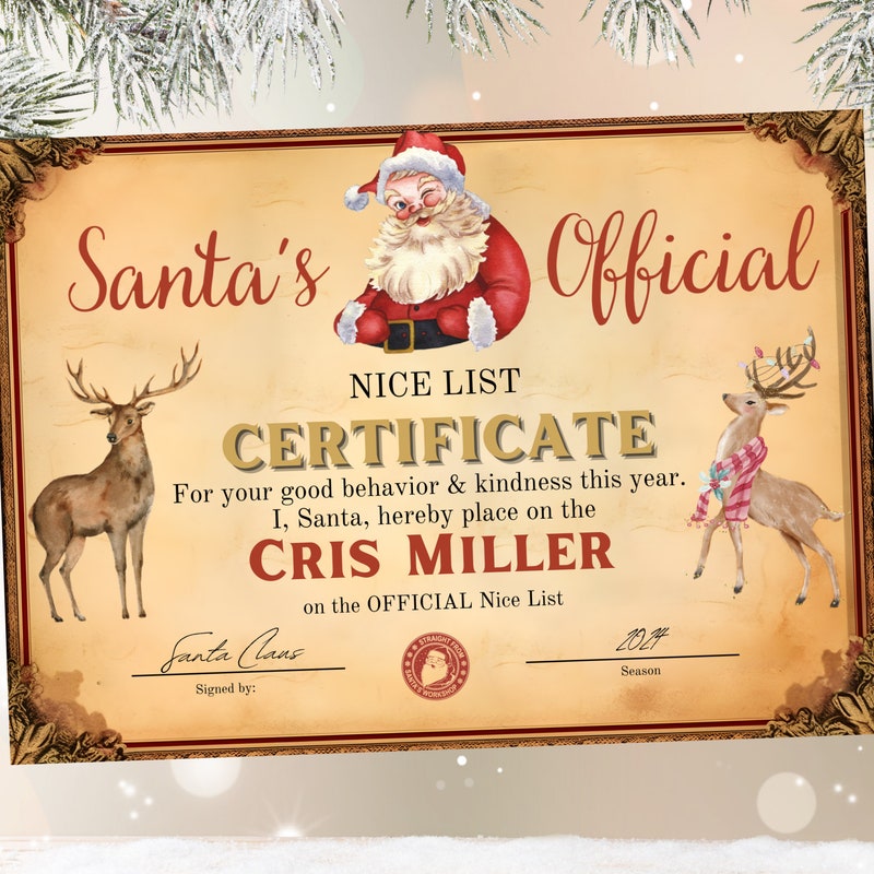 Santa Approved - Etsy