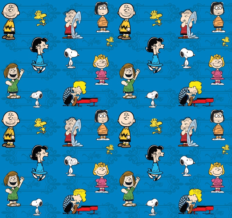 Charlie B / Peanuts 1 / Digital Pattern /kids Print / Digital Paper ...