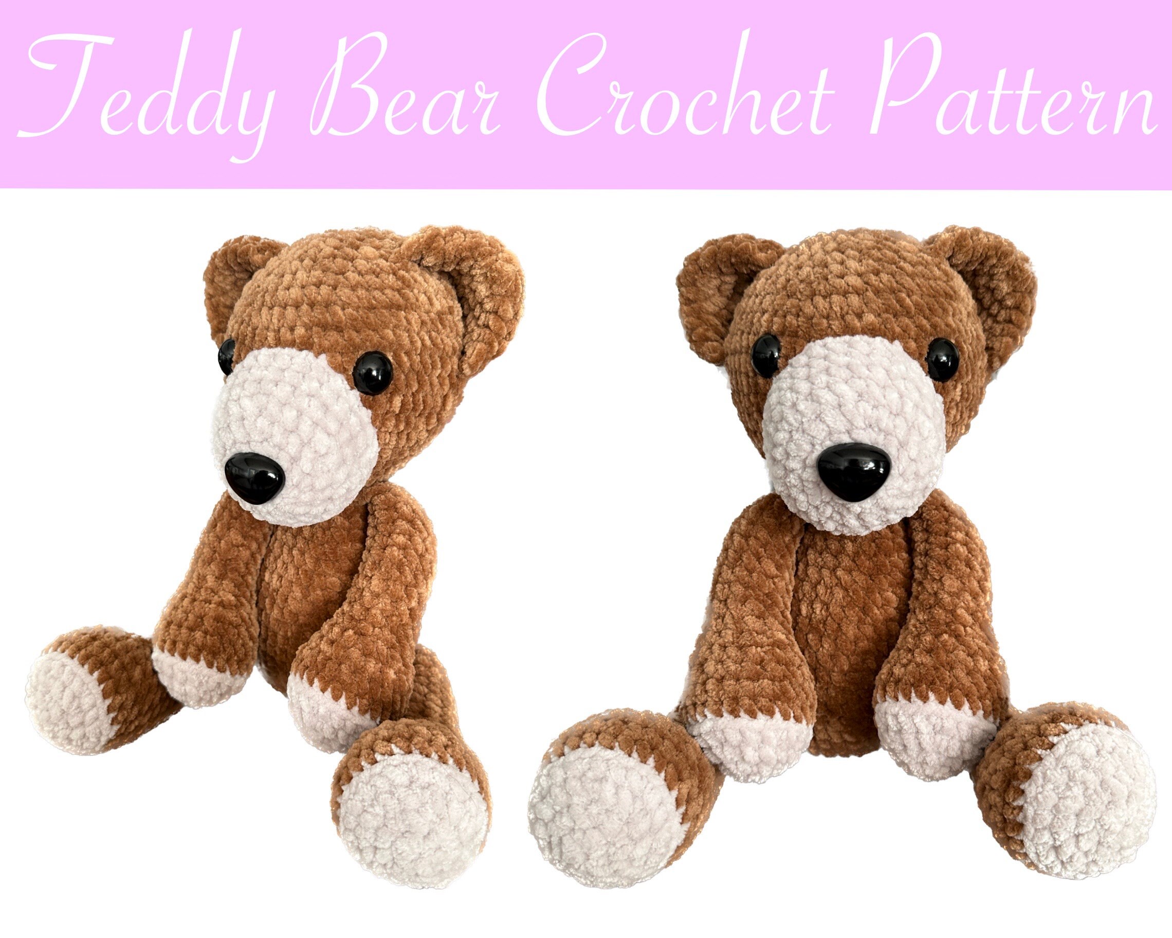 Bertie the Bear Crochet Pattern PDF PATTERN ONLY - Etsy