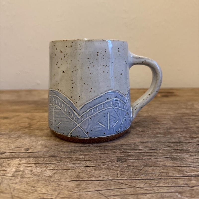 Sgraffito Mug - Etsy