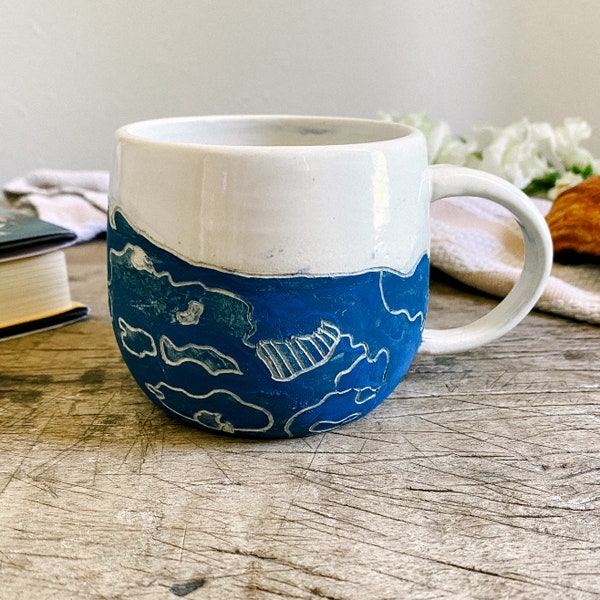 Hand Carved Mugs - Etsy
