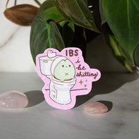 Confused Tummy Club Sticker | Tummy Ache, IBS, Stomach Ache, Sticker ...