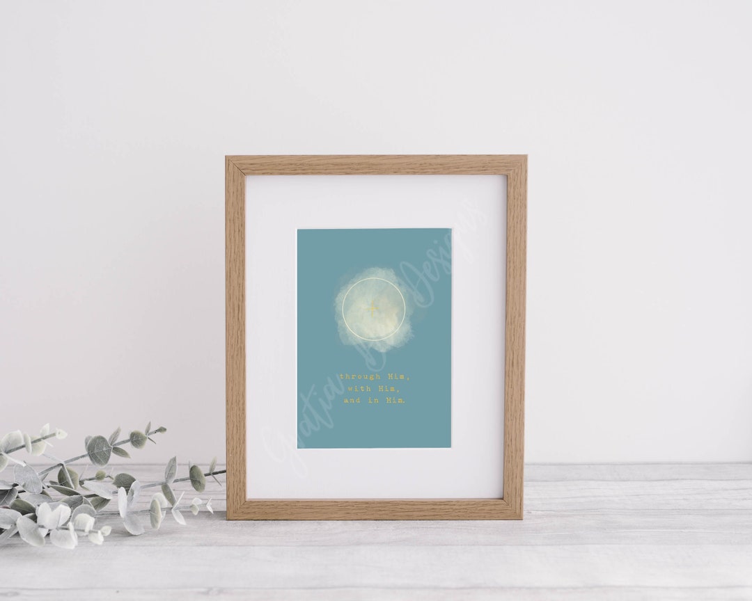 Eucharist | 5x7 Watercolor Print | Catholic Art Print, Catholic Wall ...