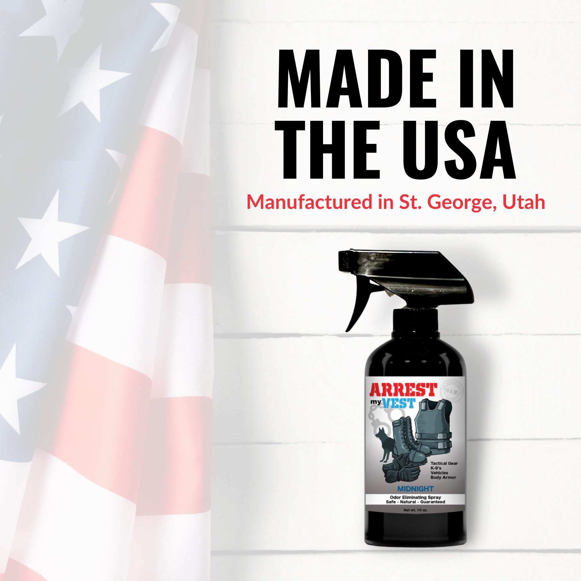 Police Officer Odor Eliminating Spray Buy 2 Get 2 FREE Arrest My Vest ...