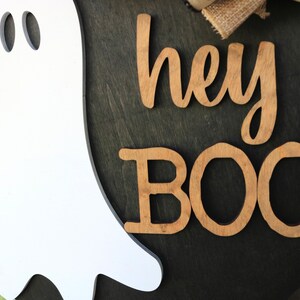 Hey Boo Door Sign_ Halloween Door Sign_ Fall Door Sign - Etsy